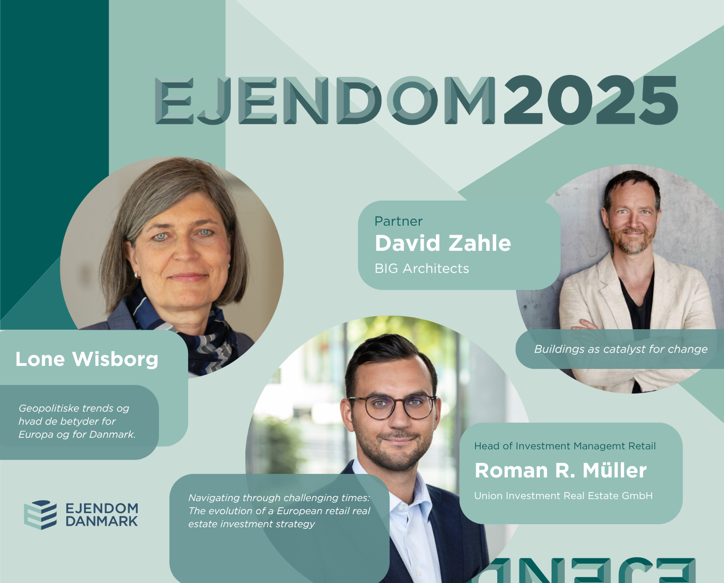Mød hovedtalerne på EJENDOM 2025 - EjendomDanmark